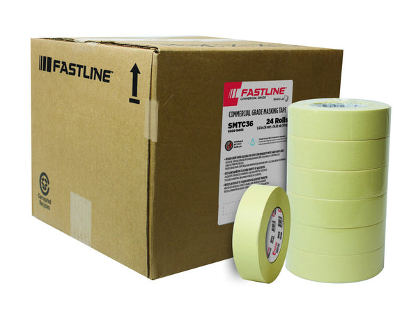 FASTLINE Commercial Masking Tape 2" SHERWIN WILLIAMS AUTO PAINT RESTOR ...